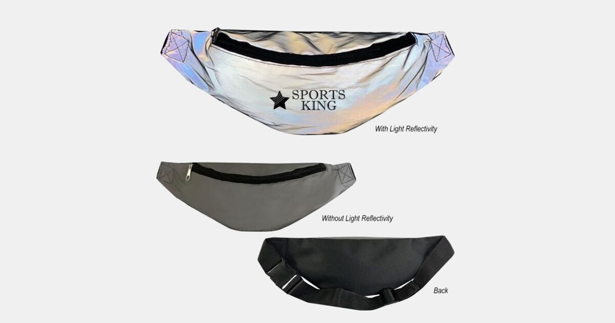Reflective Fanny Pack with your logo | ImprintLogo.com