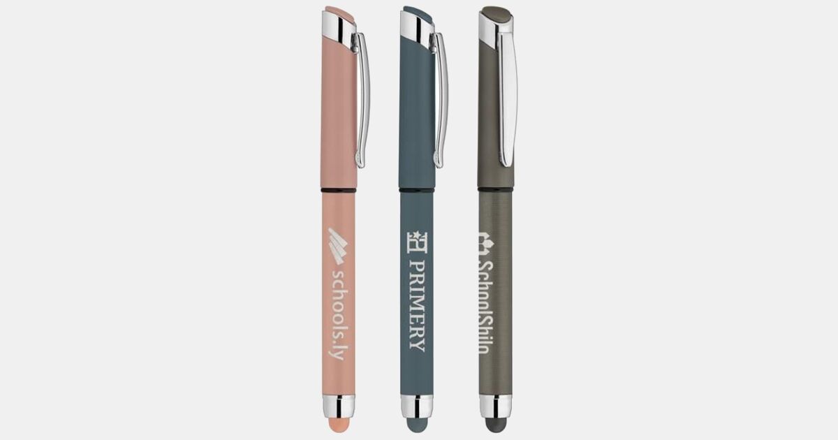 Custom Printed Regency Gel Softy Metallic Stylus Pen with your logo ...