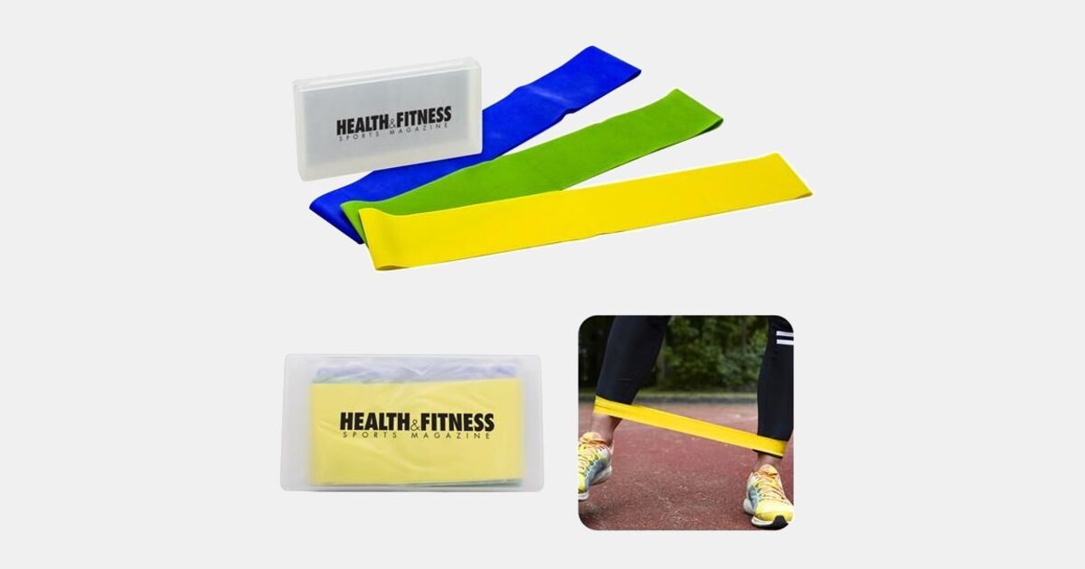 Resistance Band Set with your logo | ImprintLogo.com