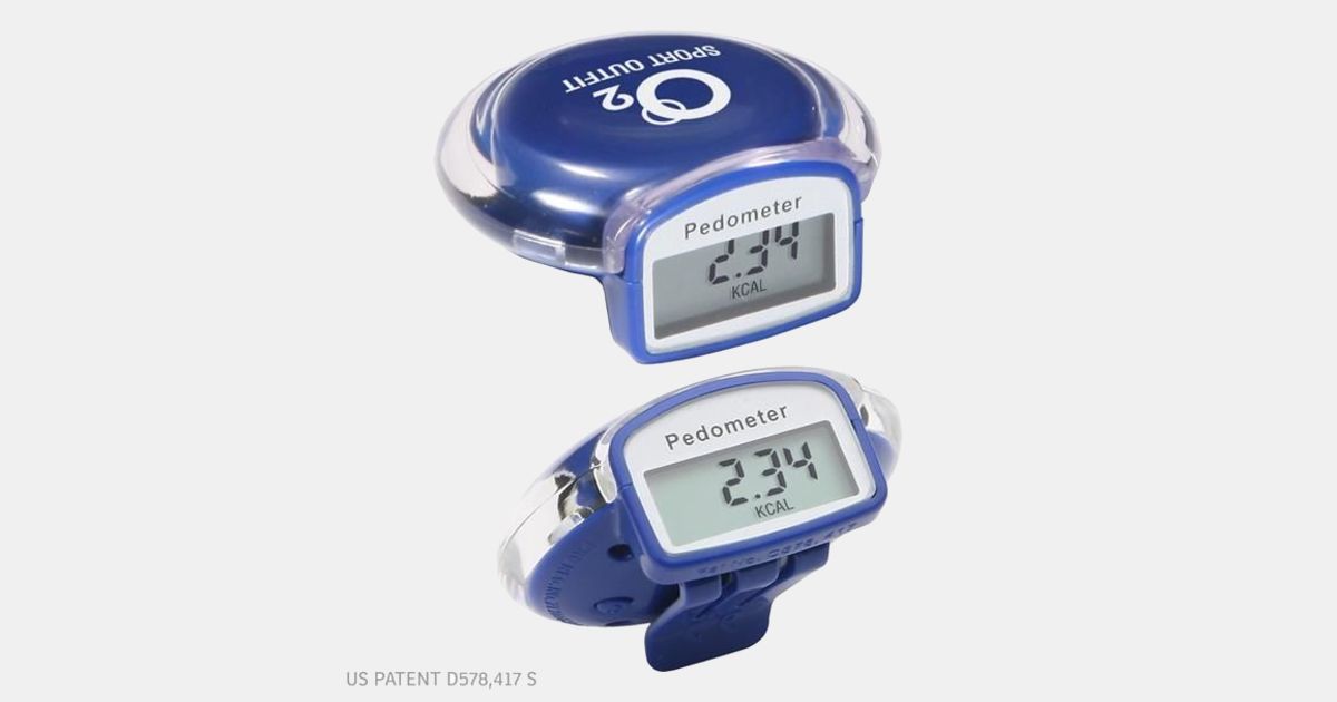 Custom Round Step Step Count Pedometer with your logo | ImprintLogo.com
