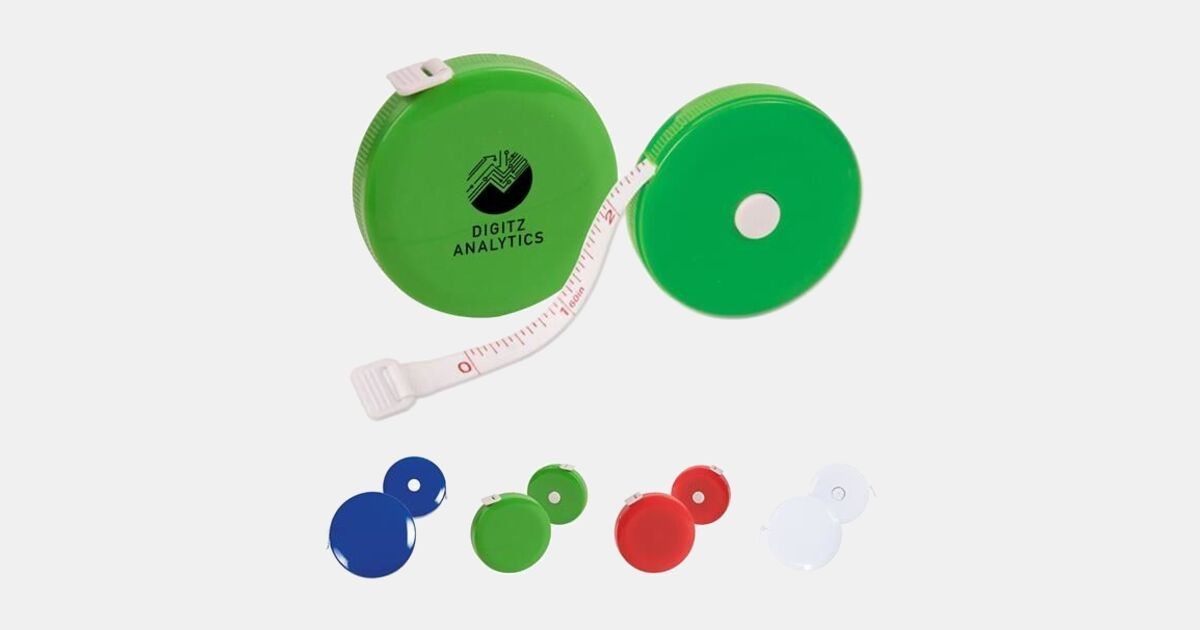 Round Tape Measure with your logo | ImprintLogo.com