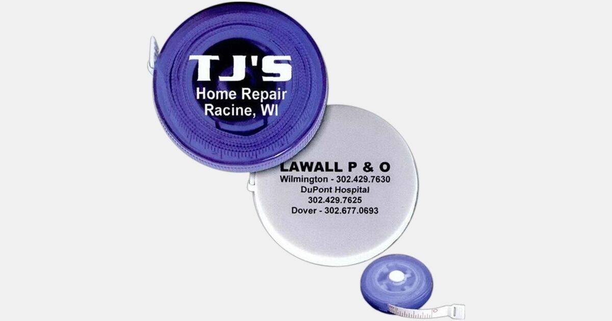 Custom Imprinted Round Tape Measure with your logo | ImprintLogo.com