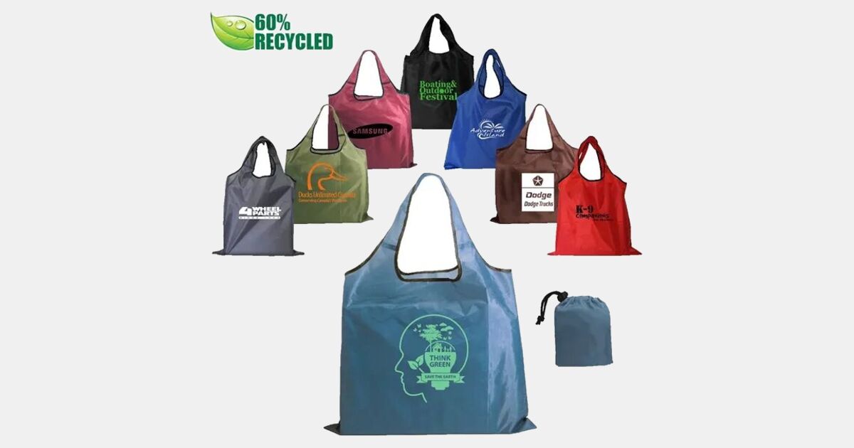 Custom Imprinted Fold-Away Carryall with your logo | ImprintLogo.com