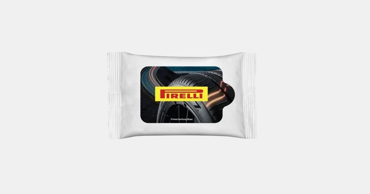 Sanitizing Hand Wipes Travel Pack with your logo | ImprintLogo.com