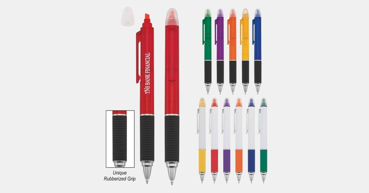 Custom Printed Sayre Highlighter Pen with your logo | ImprintLogo.com