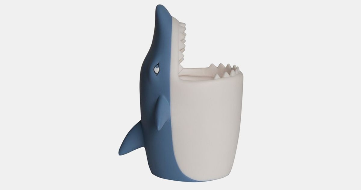 Imprinted Shark Pen Holder with your logo | ImprintLogo.com