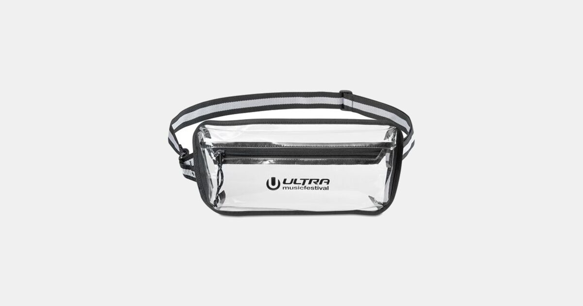Custom Printed Sigma Clear Mini Sling Bag with your logo | ImprintLogo.com