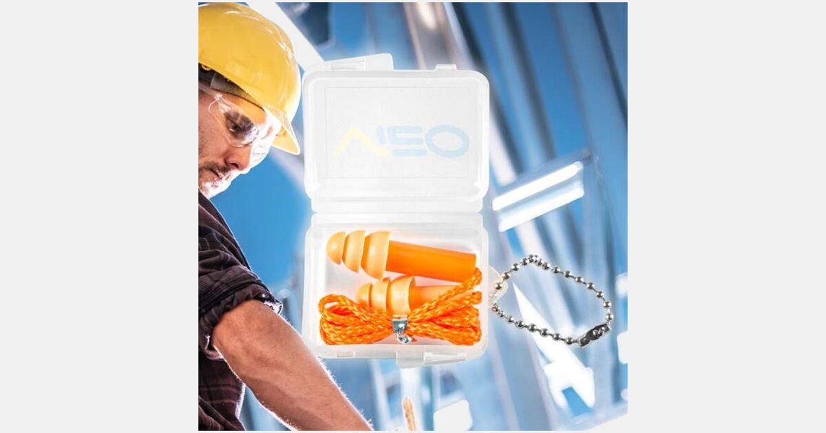 Silicone Ear plugs with String with your logo | ImprintLogo.com