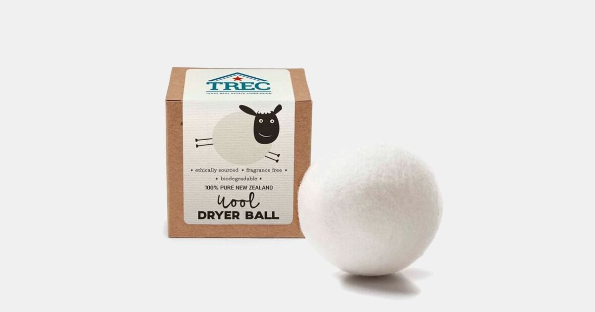 Custom Imprinted Single Wool Dryer Ball Full Color with your logo ...