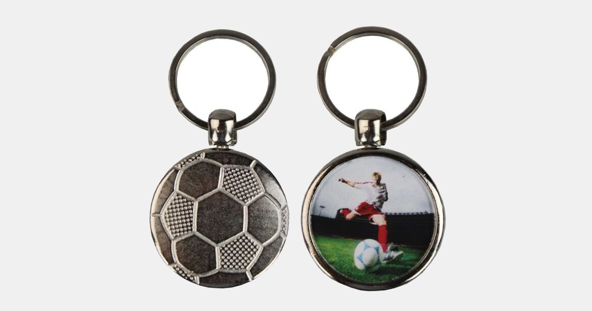 Soccer Ball Keytag with your logo | ImprintLogo.com