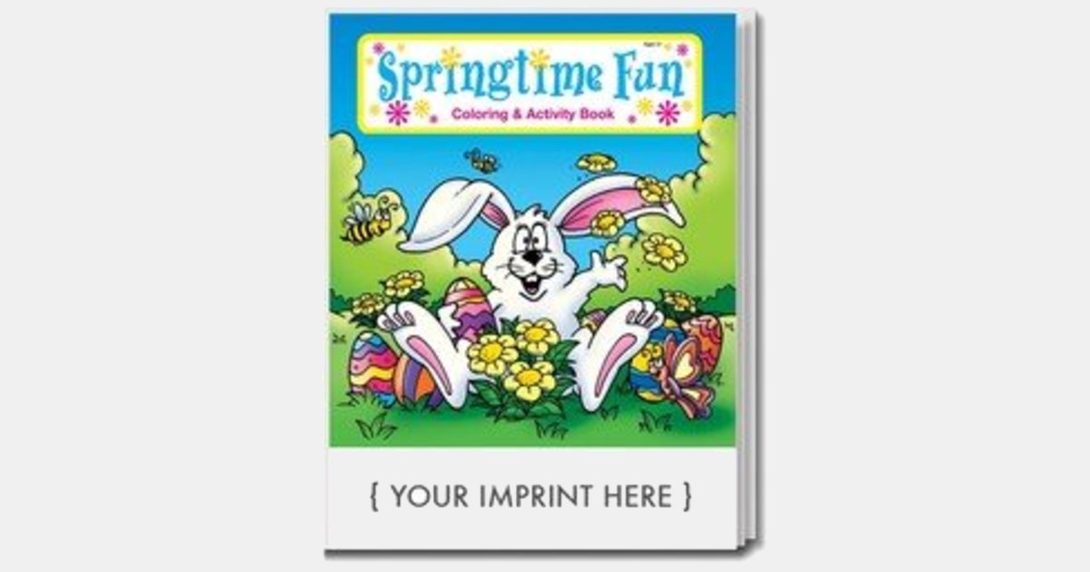 Springtime Fun Coloring And Activity Book Fun Pack USA Made with your ...
