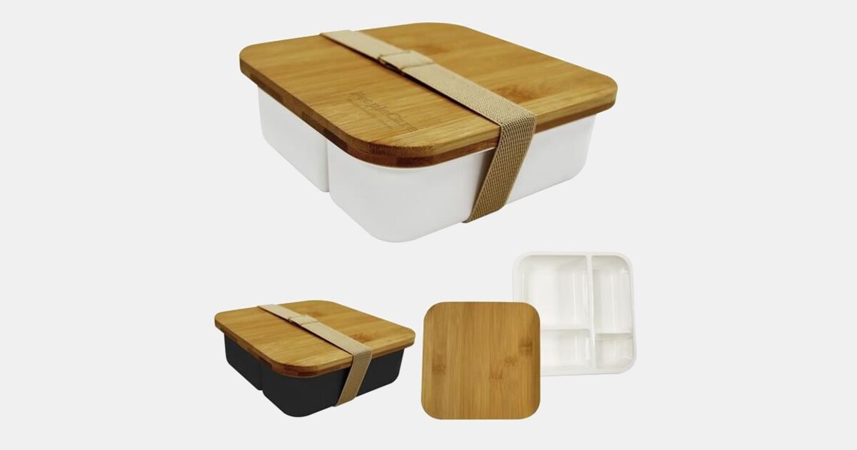 Square Meal Bento Box with your logo | ImprintLogo.com