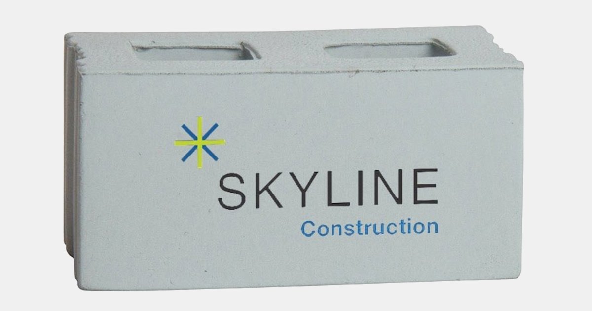 Custom Squeezies (R) Concrete Block Stress Reliever with your logo ...