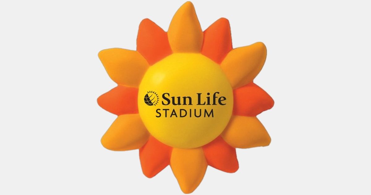 Custom Squeezies (R) Sun Stress Reliever with your logo | ImprintLogo.com