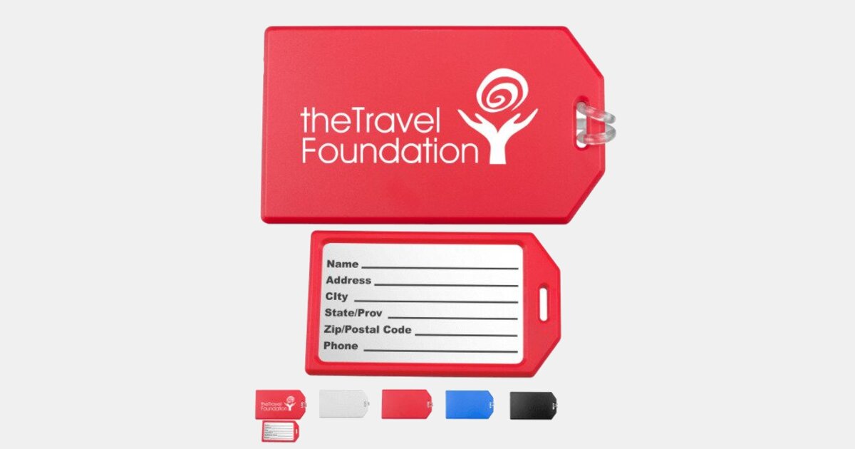 Standard Luggage Tag with your logo | ImprintLogo.com
