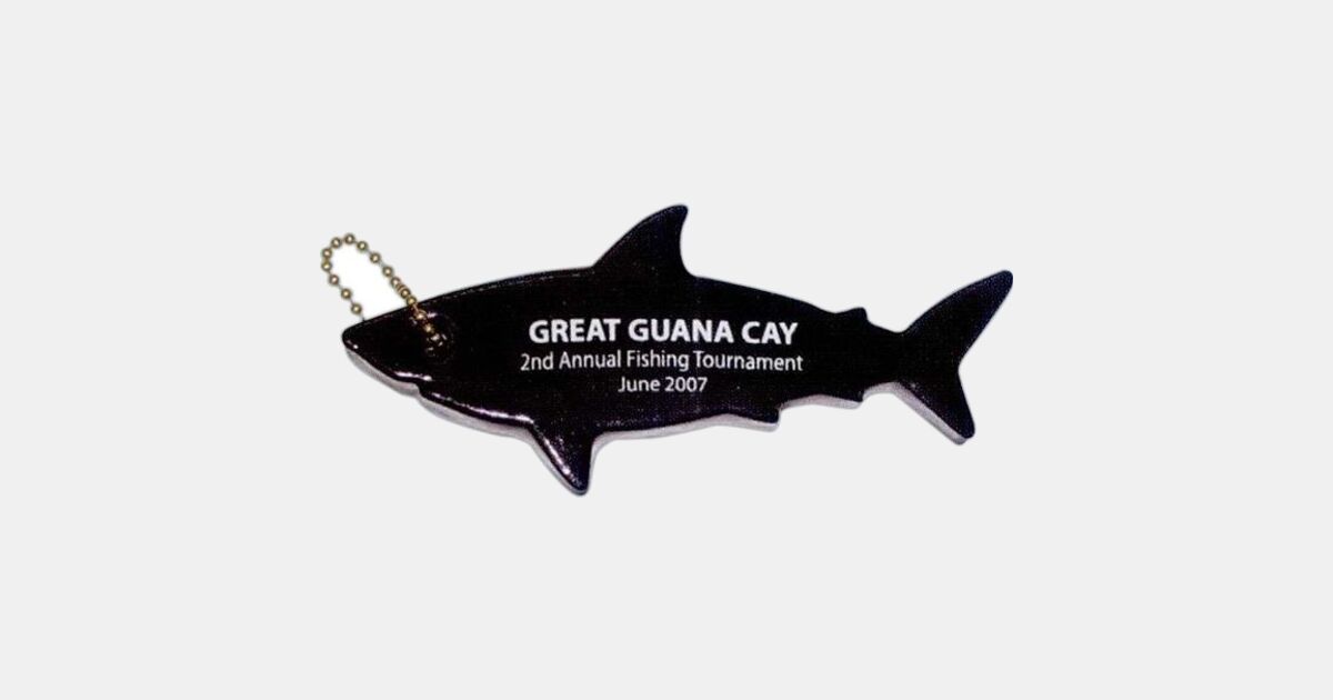 Great Shark Key Float USA Made with your logo | ImprintLogo.com
