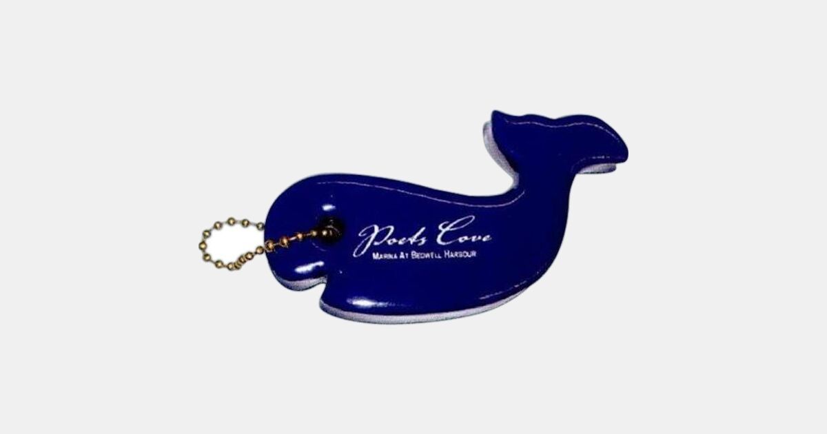 USA Made Whale Key Float with your logo | ImprintLogo.com