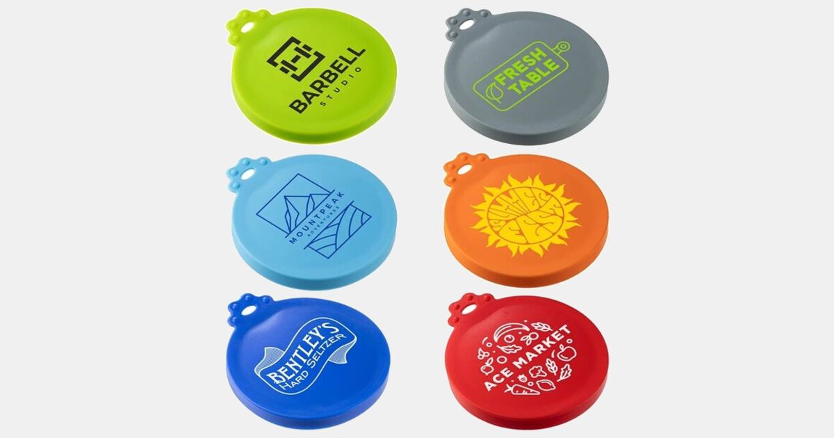Custom Printed Stay Fresh Silicone Can Lid with your logo | ImprintLogo.com
