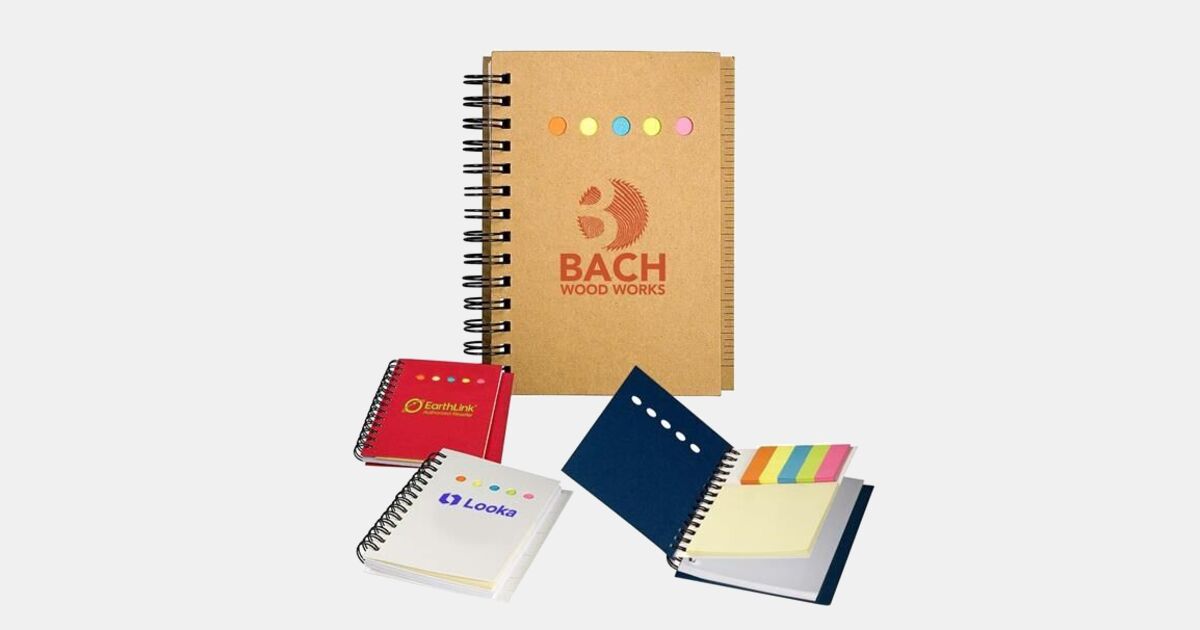 Eco Friemdly Sticky Book With Ruler with your logo | ImprintLogo.com