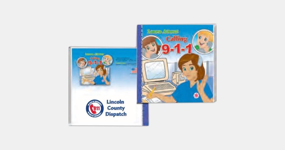 Storybook - Learn About Calling 9-1-1 USA Made with your logo ...