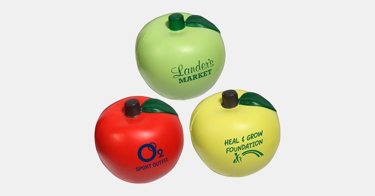 Stress Ball Apple | ImprintLogo.com