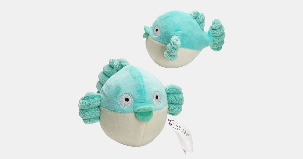 Stress Buster(TM) Blowfish with your logo | ImprintLogo.com