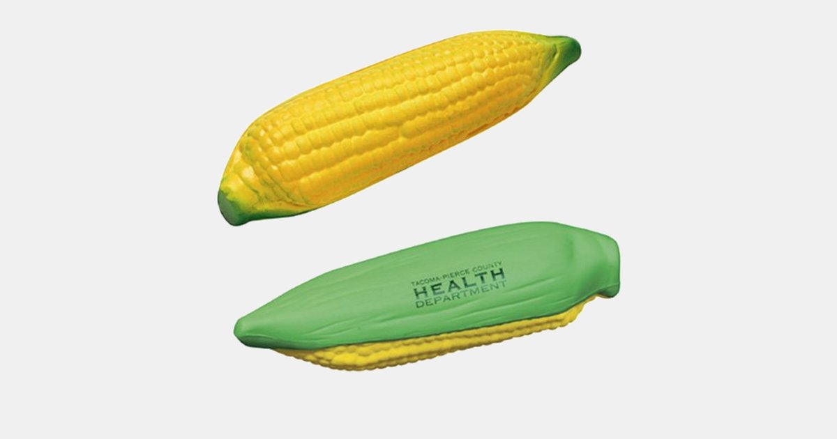 Stress Ball Corn | ImprintLogo.com
