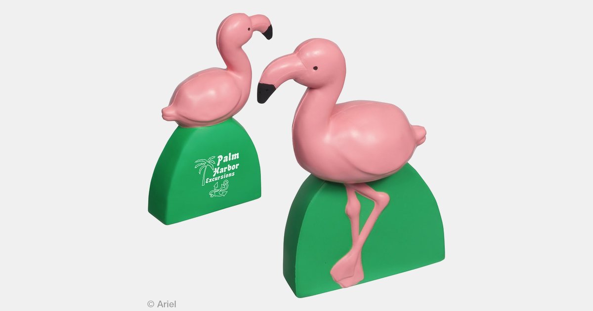 Stress Ball Flamingo | ImprintLogo.com