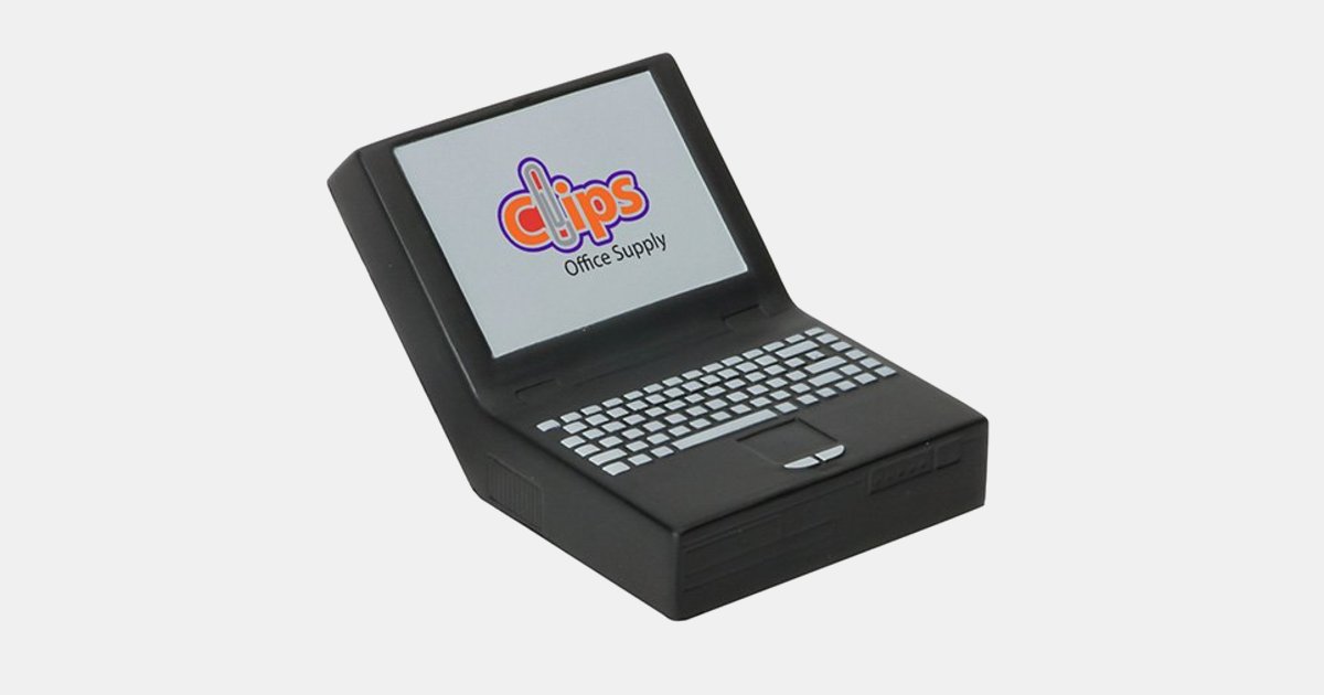 Stress Ball Laptop Computer | ImprintLogo.com