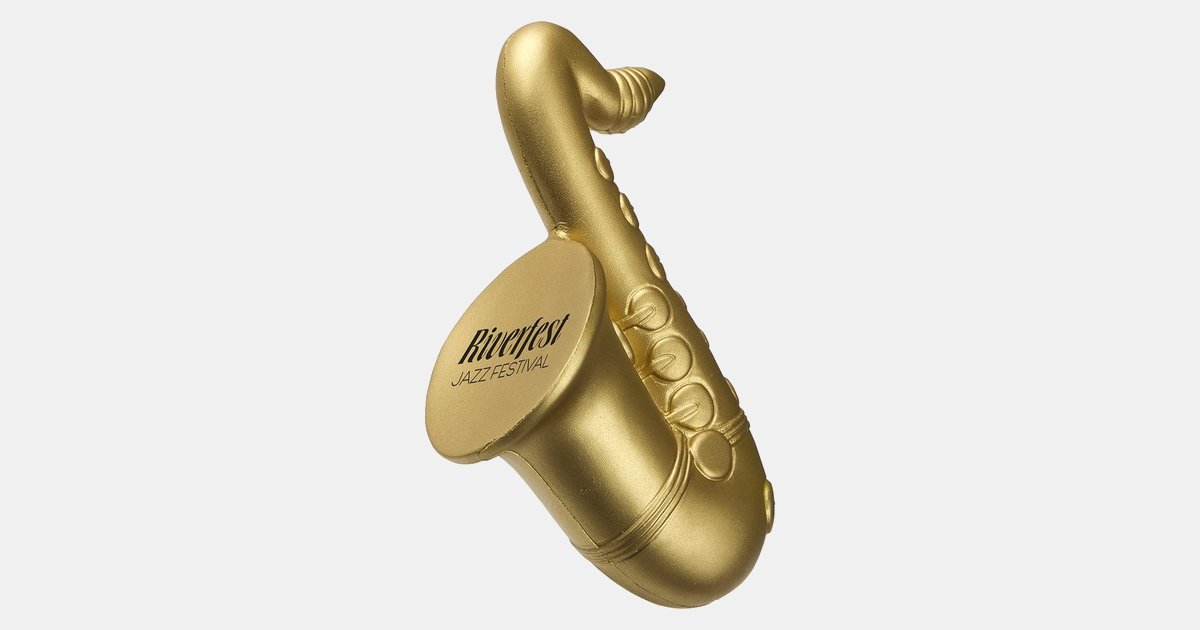 Stress Ball Saxophone | ImprintLogo.com