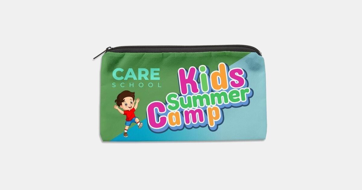 Sublimated School Pouch with your logo | ImprintLogo.com