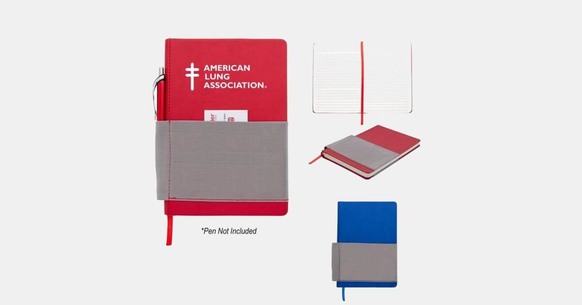 Sure-Grip Journal with your logo | ImprintLogo.com
