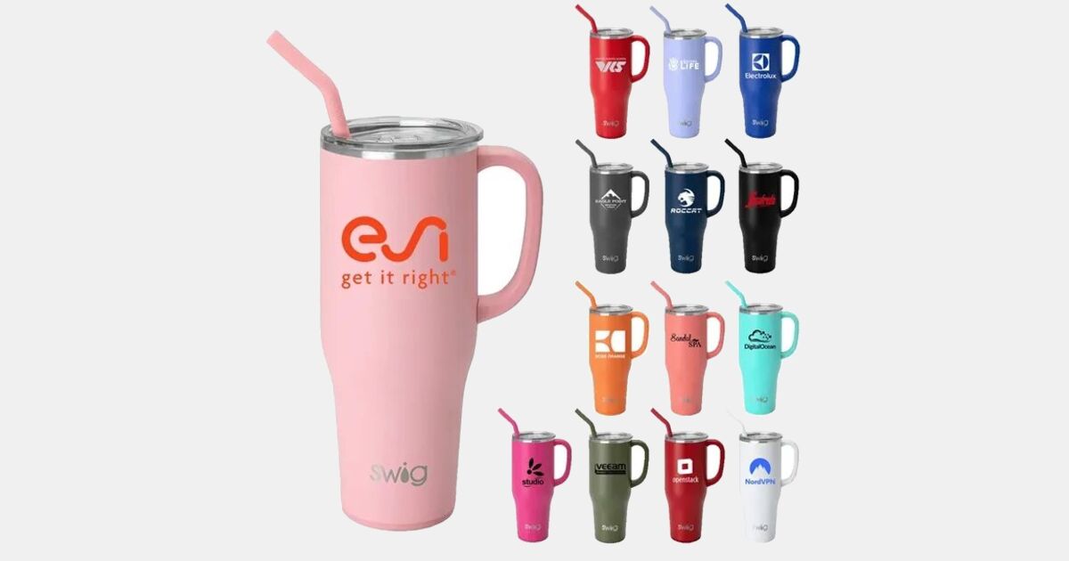 Custom Imprinted Swig(R) 40 oz. Mega Mug with your logo | ImprintLogo.com