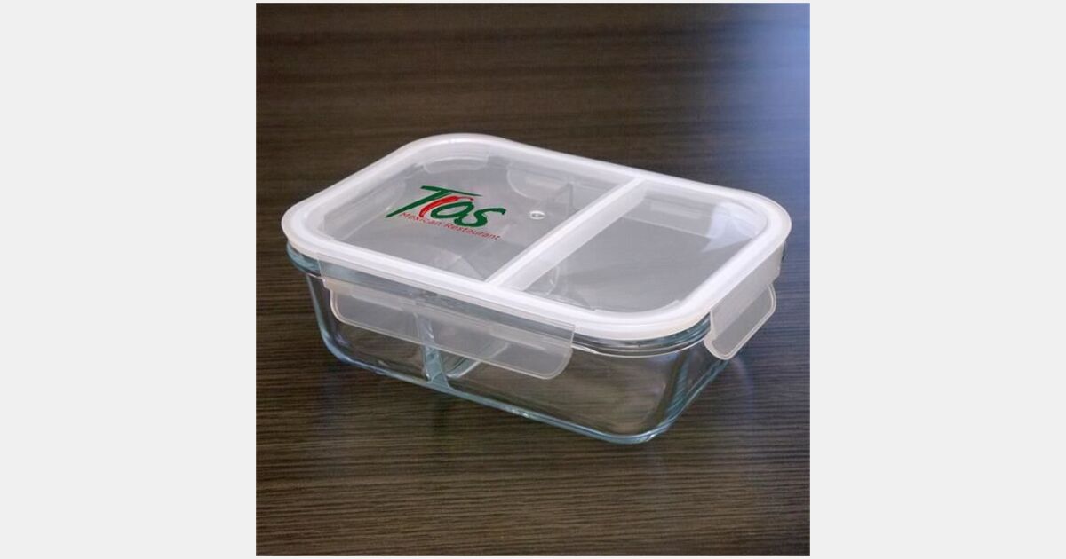 The Chelsea Glass Meal Prep Container 35oz. Heat Resistant Glass with ...