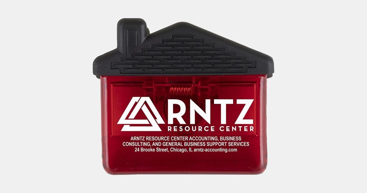 The Housemate House Shaped Magnet Clip with your logo | ImprintLogo.com