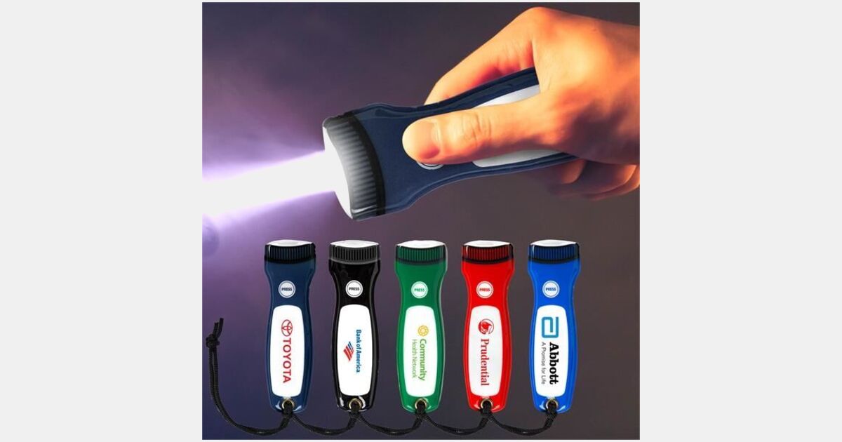 Custom Printed - The Madison Magnetic Flashlight with your logo ...