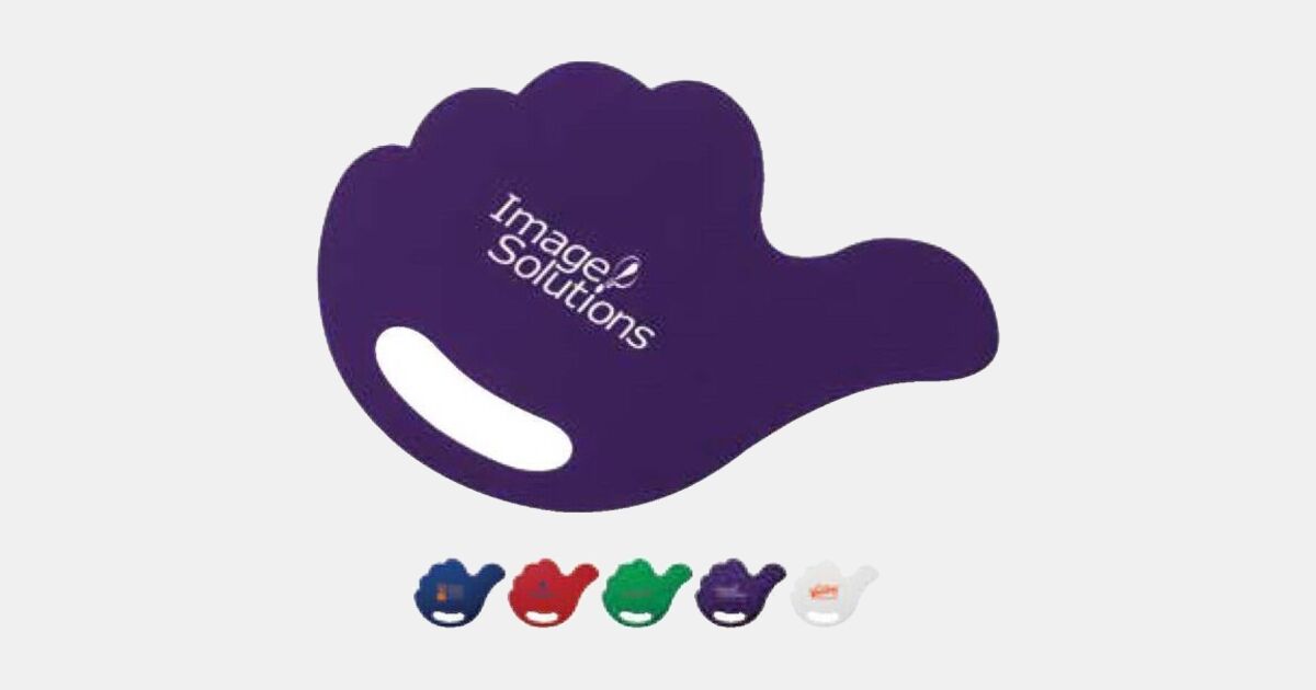 Custom Printed Thumbs Up Hand Fan with your logo | ImprintLogo.com