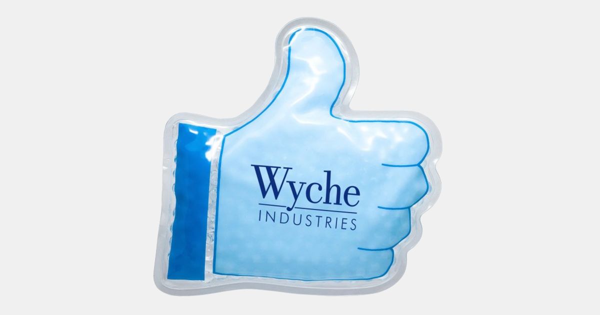 Custom Printed Thumbs Up Hot/Cold Pack with your logo | ImprintLogo.com