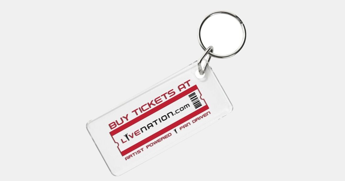 USA Made Ticket Key Tag with your logo | ImprintLogo.com