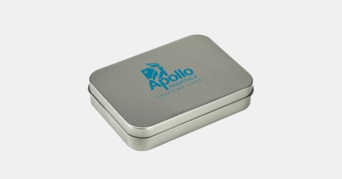 Custom Printed Tin First Aid Kit with your logo | ImprintLogo.com