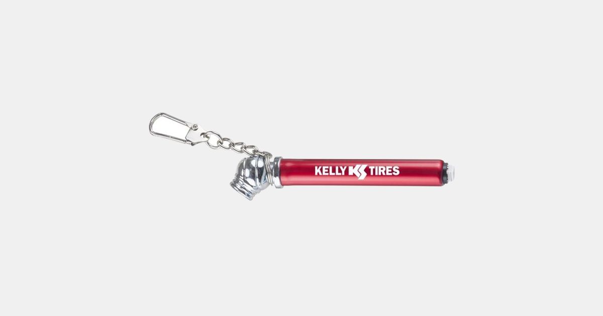 Tire Gauge Keychain with your logo | ImprintLogo.com