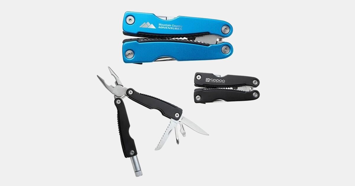 Titus LED Multi-Plier Tool with your logo | ImprintLogo.com