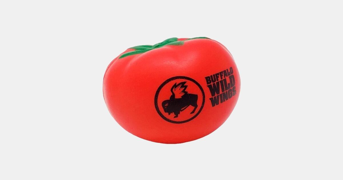 Tomato Stress Ball with your logo | ImprintLogo.com