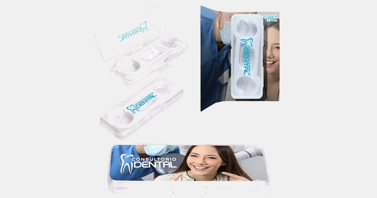 Custom Printed Toothpick Flosser with your logo | ImprintLogo.com