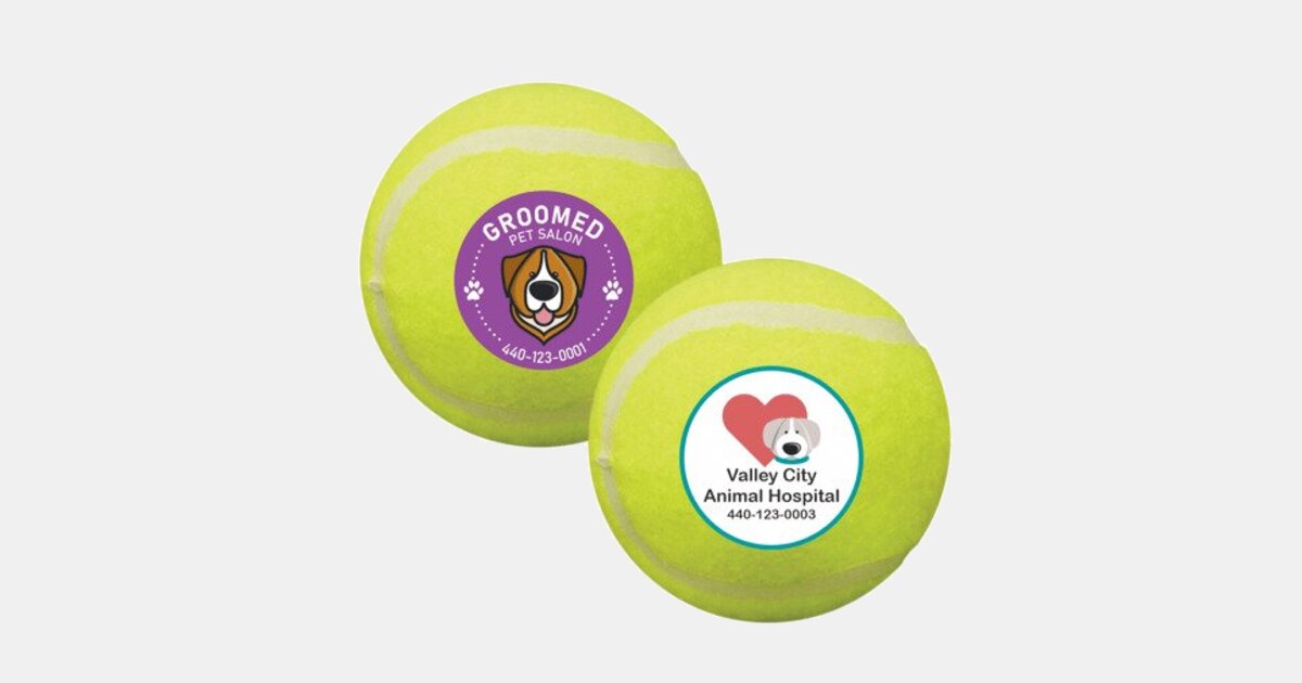Toy Tennis Ball with your logo | ImprintLogo.com