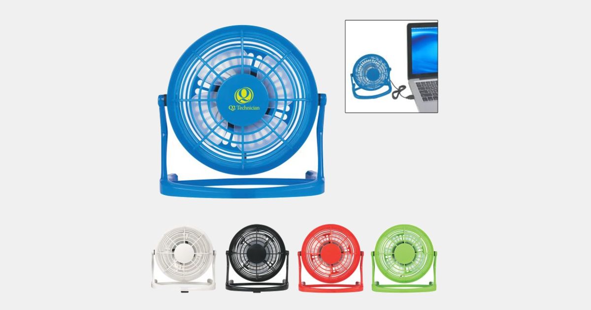 Custom Printed Usb Plug-In Fan with your logo | ImprintLogo.com