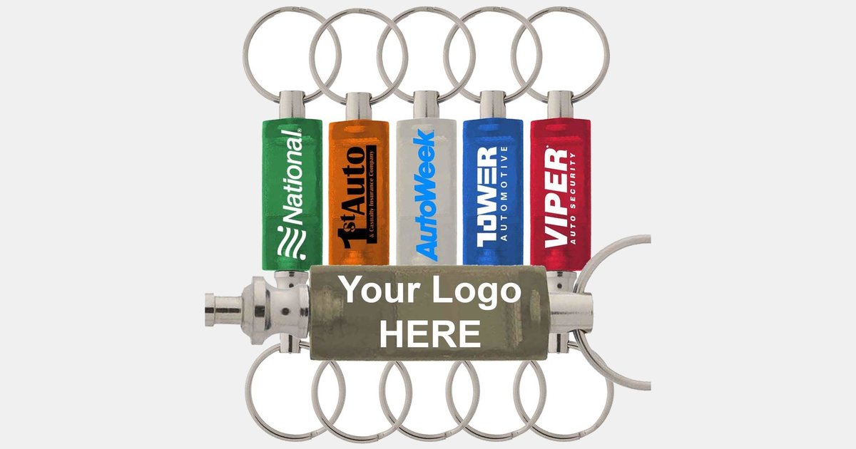 Custom Printed Valet Key Separator with your logo | ImprintLogo.com