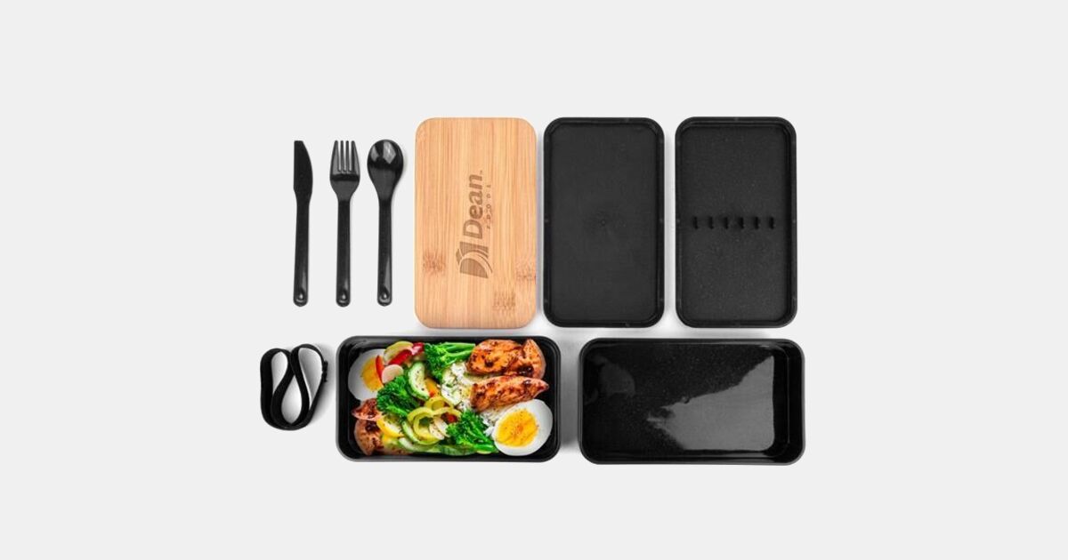 Custom Printed Wheat Straw Bento Box with your logo | ImprintLogo.com