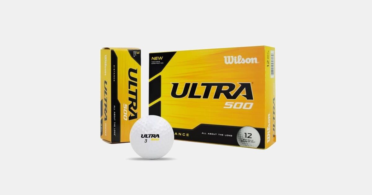 Wilson Ultra 500 Golf Balls with your logo | ImprintLogo.com