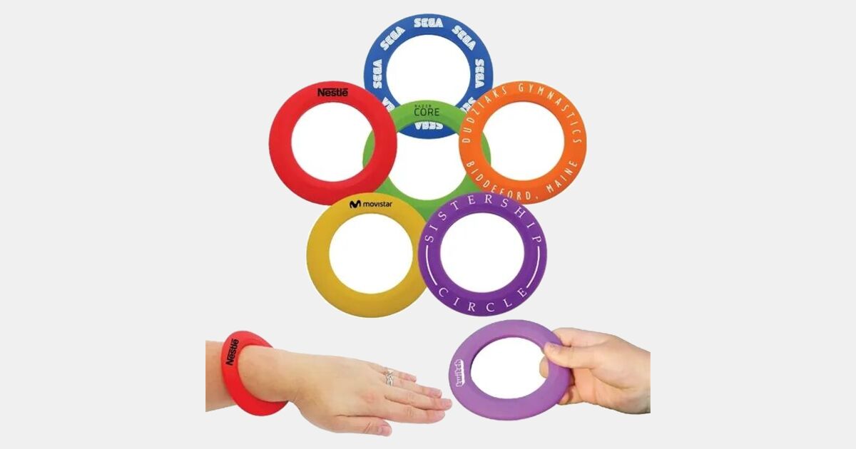 Custom Imprinted Wrist Disc with your logo | ImprintLogo.com